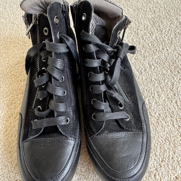 Candace Cooper | Shoes | Candace Cooper Black Hightop Tennis Shoes ...